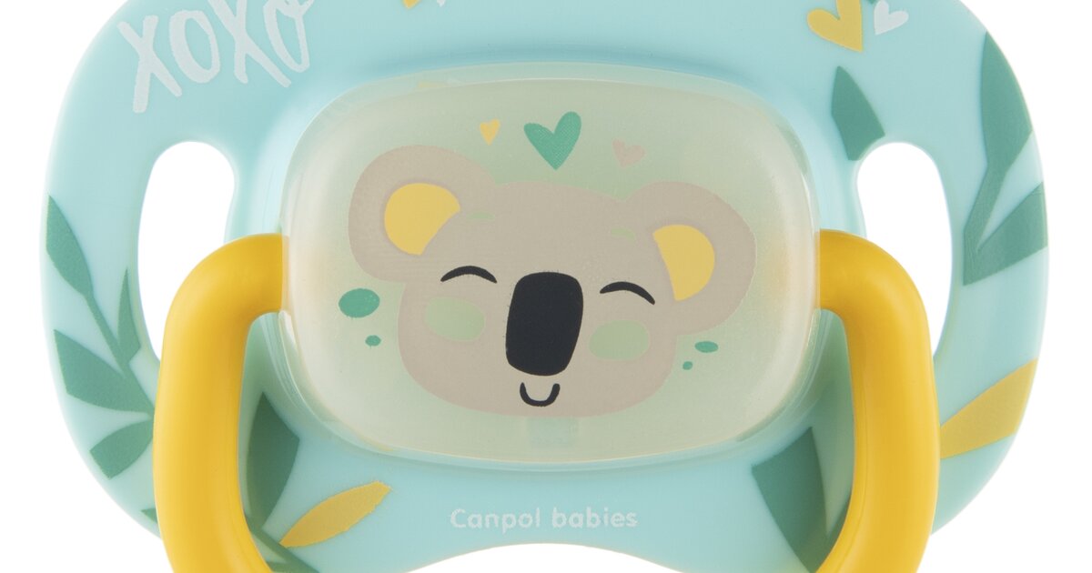 Canpol babies Silicone Symmetrical Soother 18m+ EXOTIC (koala)